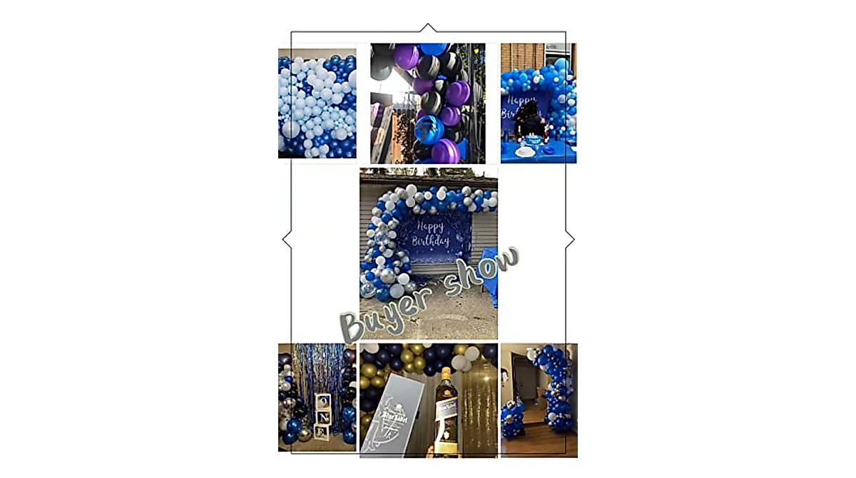 Royal Blue Balloons - 12 Inch Latex Pack for Parties & Events