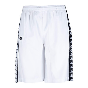 Kappa Banda Treadwell Shorts 3500920-A04, Mens, White/Black, S