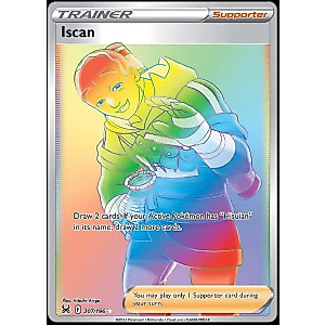 Pokemon - Iscan 207/196 Lost Origin - Full Art Trainer - Secret Rainbow Rare Foil