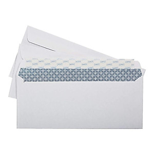 Staples 787385 Easyclose Security Tint #10 Envelope 4-1/8-Inch X 9-1/2-Inch White 500/Bx