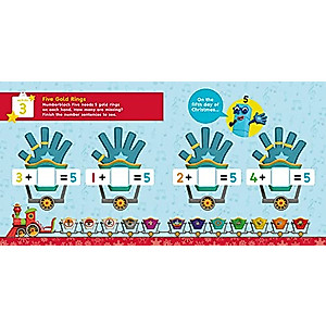 Numberblocks Christmas Sticker Fun