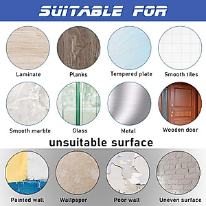 13Pcs Adhesive Wall Hooks No Damage Shower Shelf Hook Racks Oilproof Wall Hanger Without Nails Waterproof Practical Bathroom Hooks for Hanging Kitchen Bedroom Home Office Photos Frames