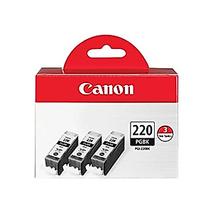 Canon PGI-220 Black Triple Pack Compatible to printer MP980, MP560, MP620, MP640, MP990, MX860, MX870, iP4600, iP3600, iP4700