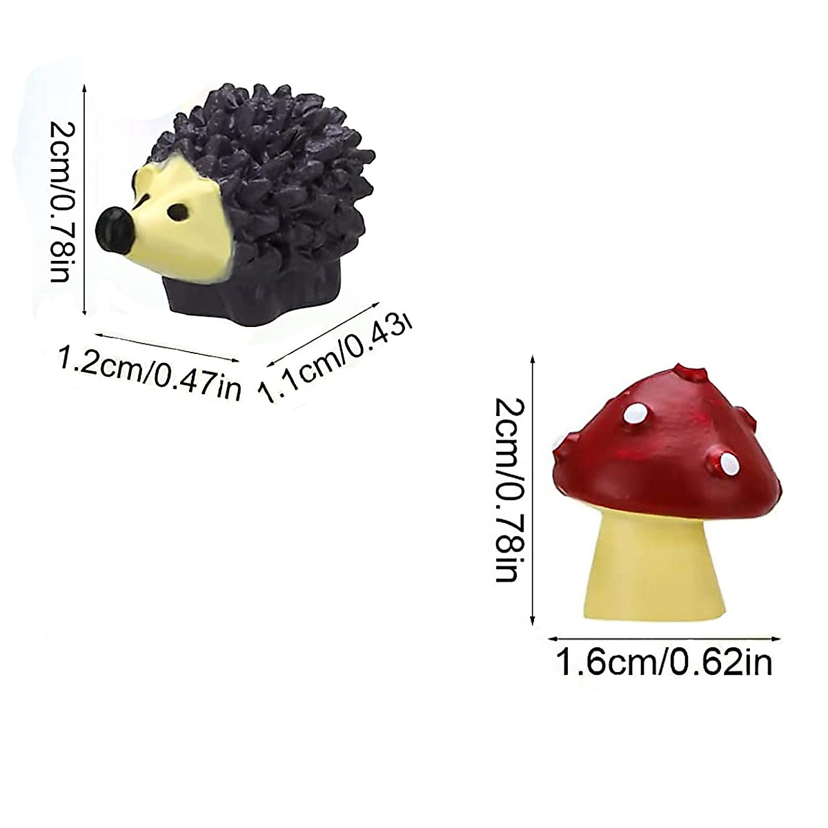 35Pcs Miniature Garden Ornaments Set, Miniature Figurines, Fairy Garden Accessories, Fairy Garden Supplies Fairy Garden Animals for Fairy Garden, Micro Landscape Plant Pots Bonsai Craft Decor