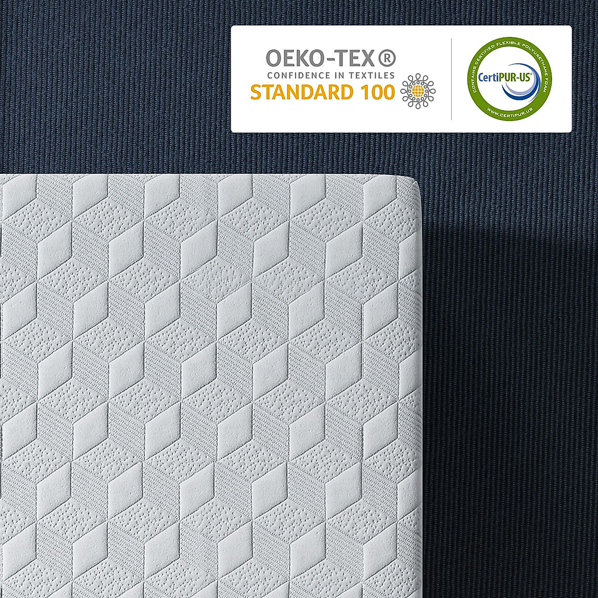 BedStory 3 Inch Memory Foam Mattress Topper Queen Size Firm, Pain-Relief & Motion-Isolation Bed Topper, Bamboo Charcoal Infused Cooling Pad with Skin-Friendly Cover, CertiPUR-US Certified, Non-Slip