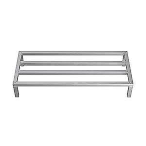 Krollen Industrial 48'' x 20'' x 8'' Aluminum Dunnage Rack - 1685 lb. Capacity