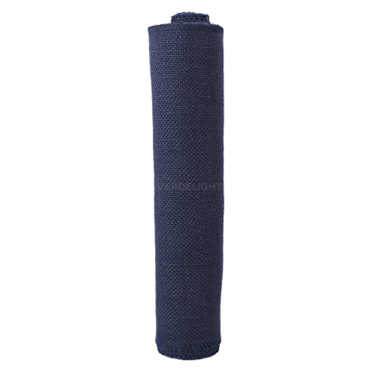 CleverDelights 12" Navy Burlap Roll - Finished Edges - 5 Yards - Jute Burlap Fabric