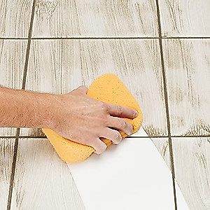 QEP 70005Q-6D 7.5 Inch x 5.5 Inch x 1.875 Inch Grouting, Cleaning and Washing Sponge, X-Large, 6-Pack, 6 Pack, Yellow, 6 Count