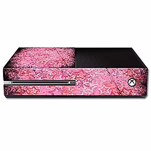 MightySkins Skin Compatible with Microsoft Xbox One Console wrap Sticker Skins Pink Star