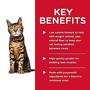 Hill's Science Diet Wet Cat Food, Adult, Light, Liver & Chicken Recipe, 2.9 oz Cans, 24 Pack