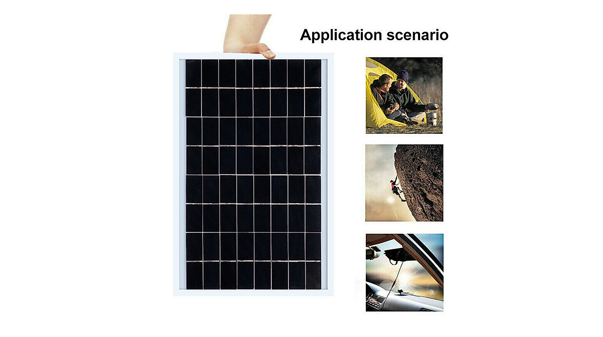 Get KENANLAN 30W Solar Panel Kit for Outdoor Charging