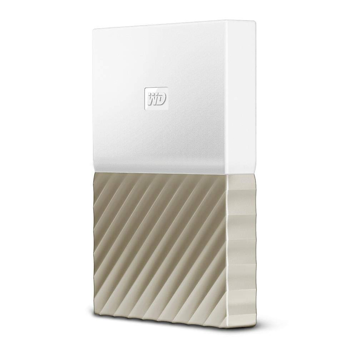 Western Digital WD 1TB My Passport Ultra Portable External Hard Drive - USB 3.0 - White-Gold - WDBTLG0010BGD-WESN (Old Generation)