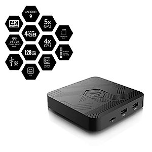 BuzzTV Essentials E2 MAX - Android 9.0 - Amlogic S905X3-4GB DDR4-128GB eMMC