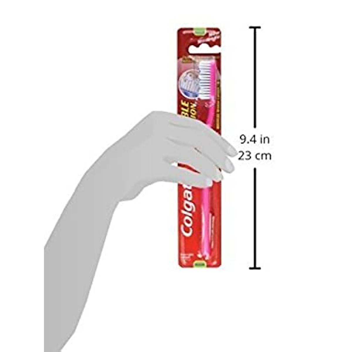 Colgate Toothbrush Double Action, Medium (Pack of 12)