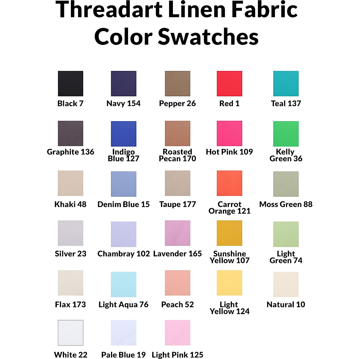 Threadart Linen Fabric by The Yard - Embroidery Fabric - Premium Cotton Linen Fabric for Embroidery, Cross Stitch, Apparel, Linen Canvas, Home Décor - 55" Width - Natural