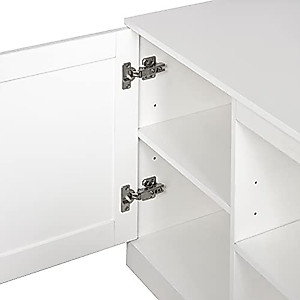 Zinus Bennett TV Stand, White