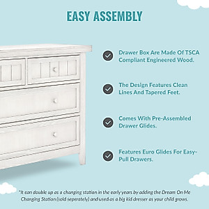 Dream On Me Maple Double Dresser