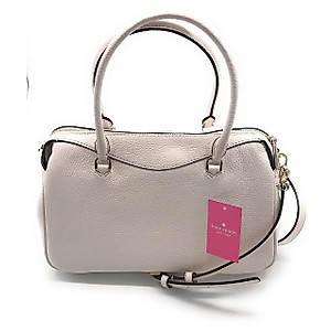 Kate Spade New York Mimi Leather Satchel (Parchment) (Parchment)