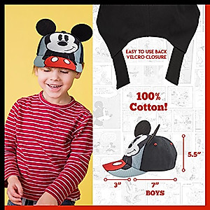Disney Boys Mickey Mouse Cotton Baseball Cap - 100% Cotton