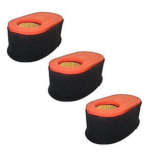 Goten Air Filter For 951-12260 751-12260 951-12256 751-12256 Craftsman 33904 420cc OHV Engines Huskee LT3800 LT4200 Craftsman LT1500 RER1000 MTD 4P90JUA Troy Bilt LS27 LS33 4P90MUD Lawn Mower (3PCS)