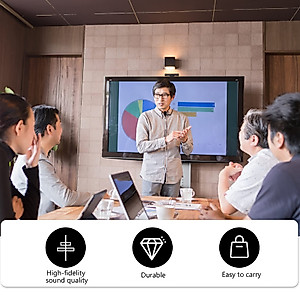 ERINGOGO lavalier Microphone USB mic pro Microphone Phone mic Mini mic Mini Broadcast Mic Clip- on Mic Lapel Mic Condenser Clip on Microphone Professional Mic lav mic TPE Wireless