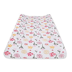 Changing Pad Cover, 100% Organic Cotton Changing Pad Liner for Standard 16" x 32" Baby Changing Mats (Pack of 2)