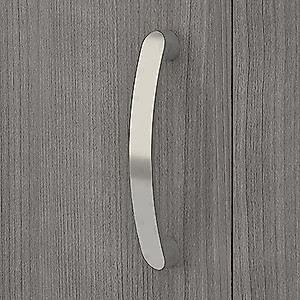 Bush Business Furniture Universal 24-inch Wall Cabinet with Doors and 2 Shelves, Platinum Gray (UNS428PG)