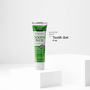 American Biotech Labs - Silver Biotics - Tooth Paste - SilverSol Nano-Silver Infused Toothpaste - Naturally Whitening, Helps Clean and Protect - Triple Action Winter Mint - 4.0 oz.