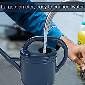 1 Gallon Watering Can for Indoor Plants, Garden Watering Cans Outdoor Plant House Flower, Gallon Watering Can Large Long Spout with Sprinkler Head