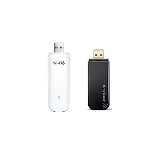 BrosTrend WiFi 6 AX1800 USB WiFi Adapter Dual Band WiFi Dongle Supports Windows 11/10 ONLY and 1200Mbps USB WiFi Network Adapter for Laptop, Desktop PC of Windows 11/10/8/7
