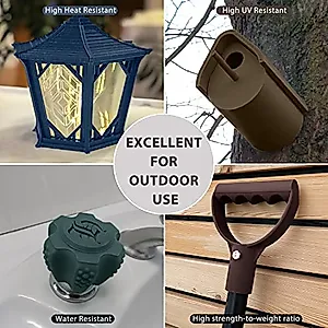 iSANMATE 3D Printer Filament, Colorful Carbon Fiber Filament Bundle, PLA Filament 1.75mm Carbon Fiber Pla(Blue, Army Green, Coffee, Brown), High-Accuracy +/- 0.02 mm, 250g x 4 Spool