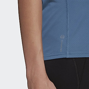 adidas Women's Icon 3 Bar Running Tee, Altered Blue, X-Large