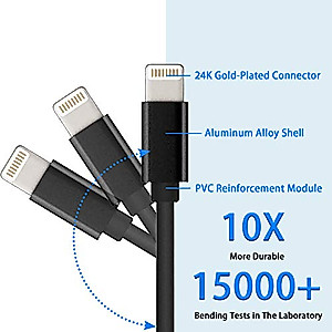 Aux Cord for iPhone, [Apple MFi Certified] Lightning to 3.5mm Audio Cable for Car, Headphone Jack Adapter Compatible with iPhone 12/11/XS/XR/X/8/7/6/iPad to Car/Home Stereo/Headphone/Speaker (3.3ft)