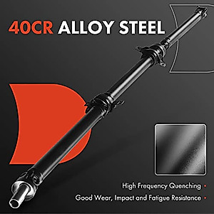 A-Premium Rear Complete Drive Shaft Prop Shaft Driveshaft Assembly Compatible with Toyota Sienna 2004-2010 3.3L 3.5L, AWD, Replace# 37100-45010, 3710045010