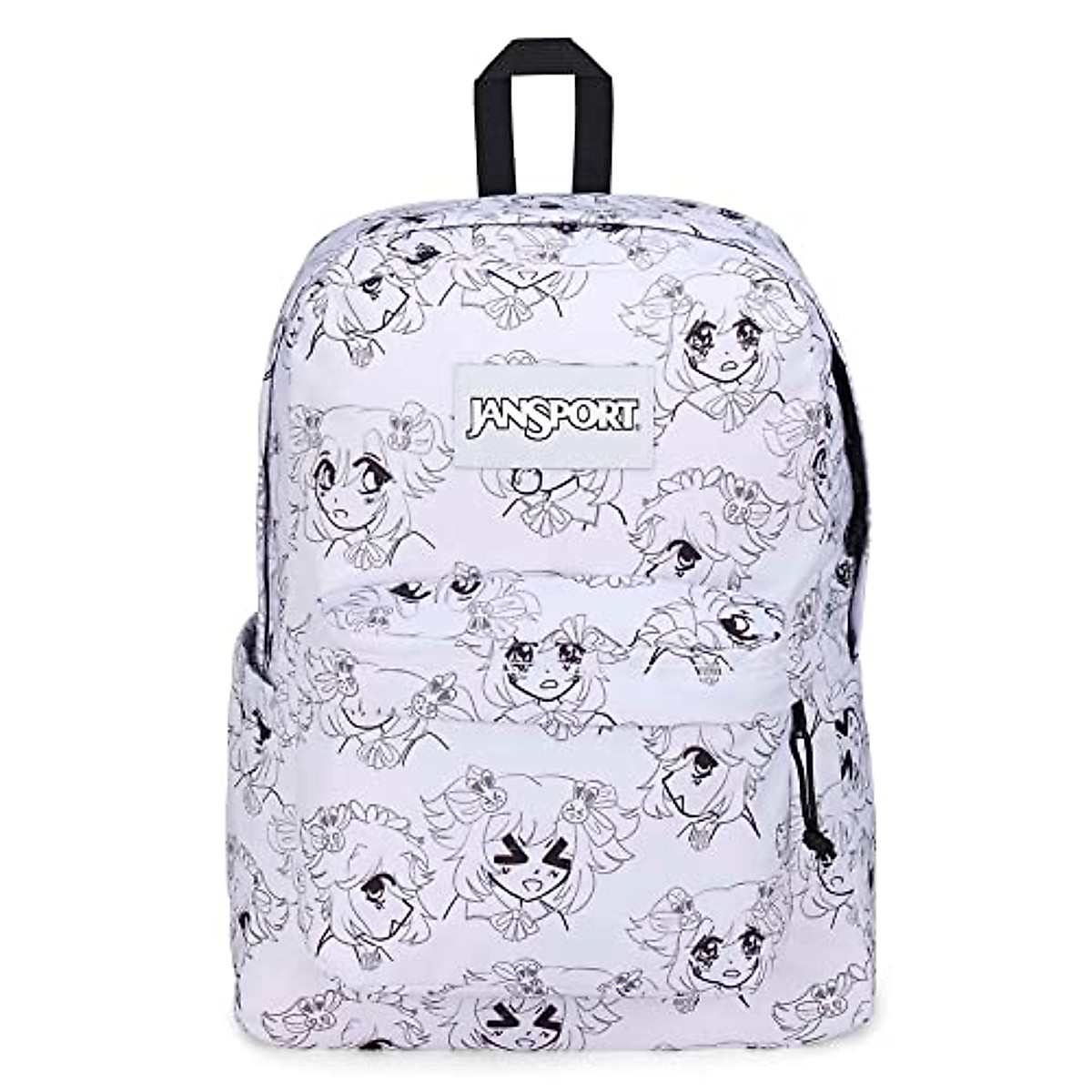 JanSport Superbreak Plus Backpack - Work, Travel, or Laptop Bookbag with Water Bottle Pocket, Manga Mood