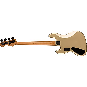 Squier Contemporary Jazz Bass, Shoreline Gold, Roasted Maple Fingerboard