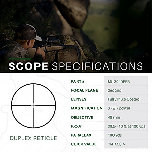 Mueller 3-9×40 Hybrid Scope