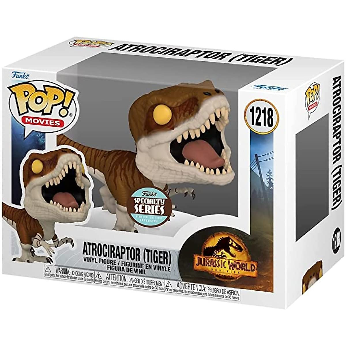 Funko Pop! Dominion: Atrociraptor (Tiger) #1218 Specialty Series Exclusive