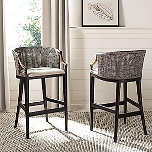 Safavieh Home Collection Brando Brown 28-inch Bar Stool