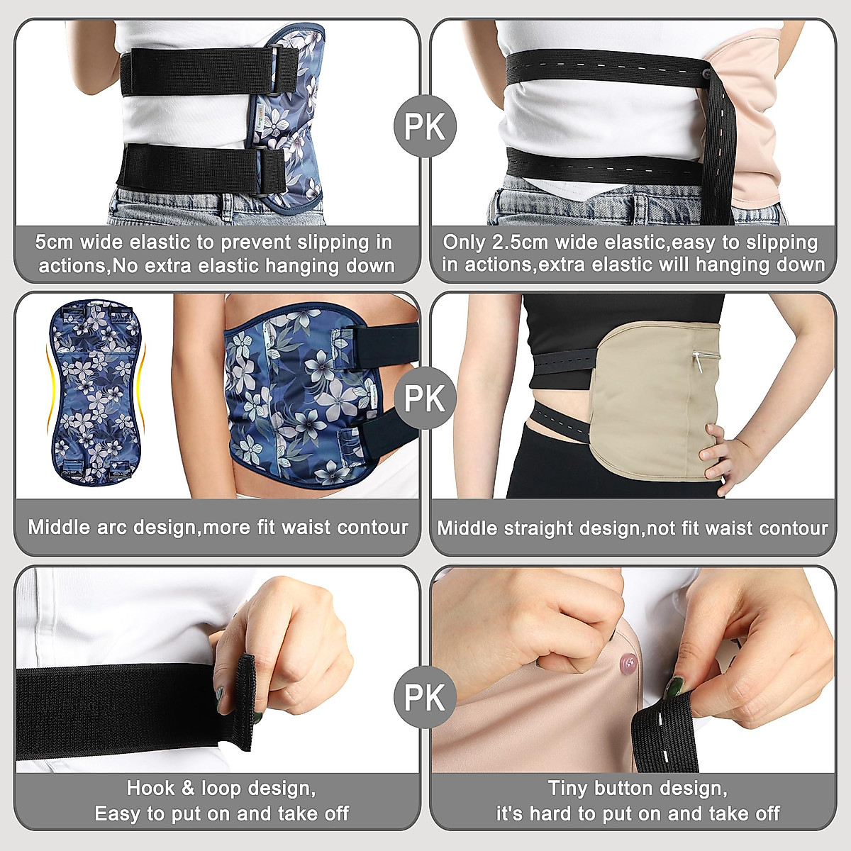 Langsprit Castor Oil Pack Castor Oil Pack Wrap, Organic Castor Oil Packs for Liver Detox, Inflammation, Reusable Castor Oil Pack Compress Castor Oil Packs kit L