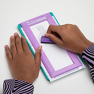 Fashion Plates My Style – Girls Fashion, Mix-and-Match Drawing Kit, Arts and Crafts, Coloring, Art Supplies, Craft Supplies, Stencils, Crayons Included, Create Your Own Fashion Designs, Ages 6+