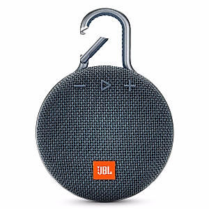 JBL Clip 3 Portable Waterproof Wireless Bluetooth Speaker - Blue (Renewed)