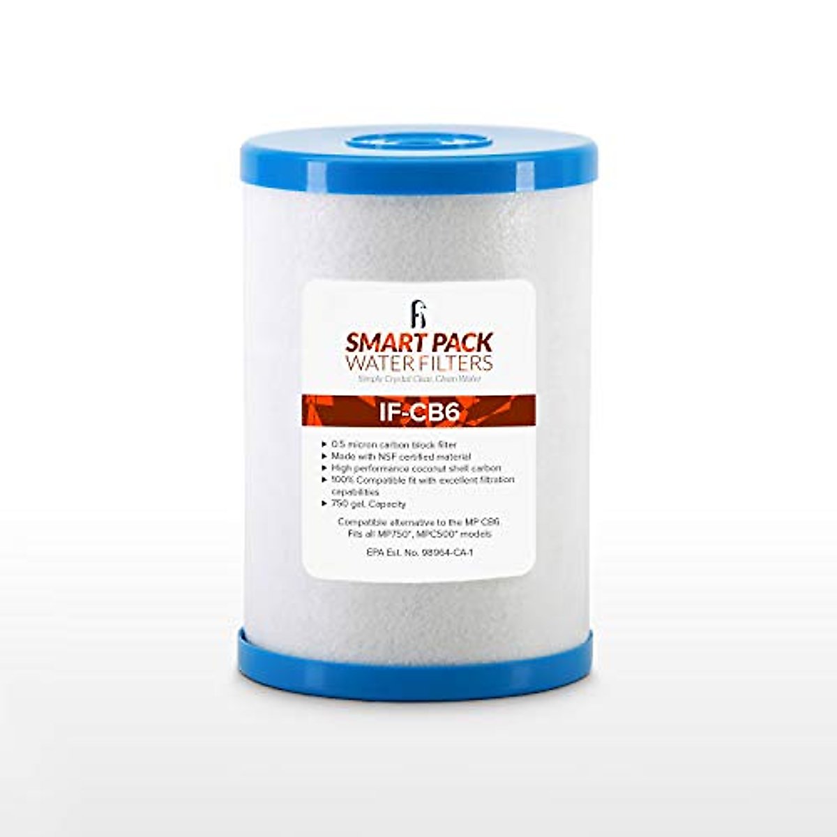iFilters CB6 Carbon Block Water Filter Replacement For MP MPC Systems