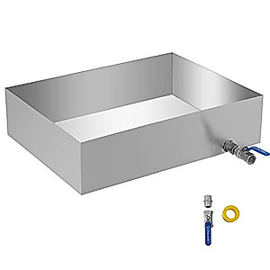 VBENLEM Maple Syrup Evaporator Pan 24x18x6 Inch Stainless Steel Maple Syrup Boiling Pan for Boiling Maple Syrup