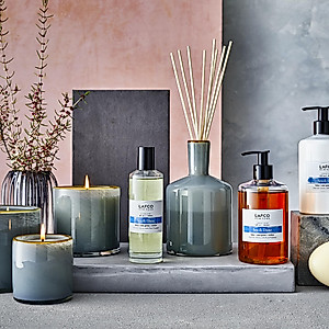 LAFCO New York Classic Candle, Sea & Dune - 6.5 oz - 50-Hour Burn Time - Reusable, Hand Blown Glass Vessel - Made in The USA