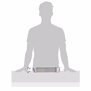 Vollrath (4412) 9-3/4" x 13-3/4" Aluminum Bake Pan - Wear-Ever® Collection