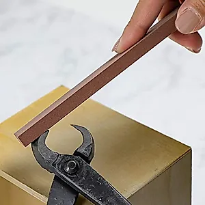 Wazakura Sharpening Oilstone for Bonsai Scissors and Cutter, MADE IN JAPAN, Whetstone Fine Grid - #320 Oil Stone