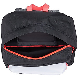 JanSport Exposed Backpack - Black/Fluorescent Red