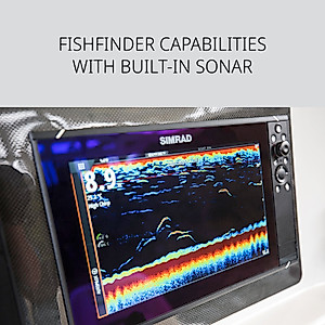 Simrad NSS16 Evo3S - 16-inch Multifunction Fish Finder Chartplotter with Preloaded C-MAP US Enhanced Charts