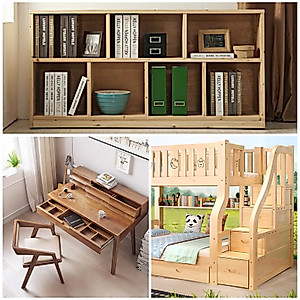 BokWin 6Pcs Silver Mending Bracket Plate, 80 x 40 x 2mm Stainless Steel Heavy Duty Flat Corner Brace for Wood, Metal Straight Fixing Joining Shelf Support Corner for Shelves, Furniture and Cabinet